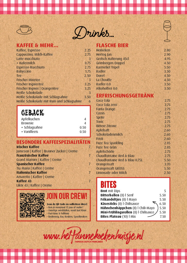 menukaart-duits - Het Pannekoekenhuisje Noordwijk